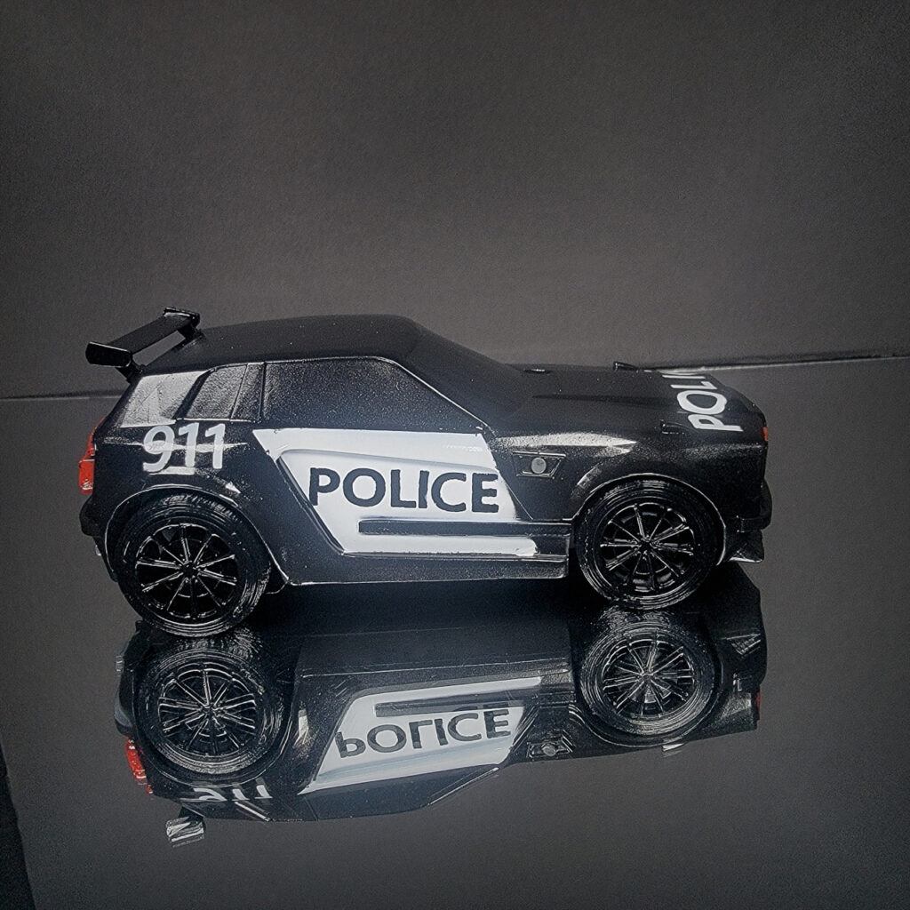 Fennec – Black Trim – Custom Police Decal – Black Dieci – Dustin 3D Print