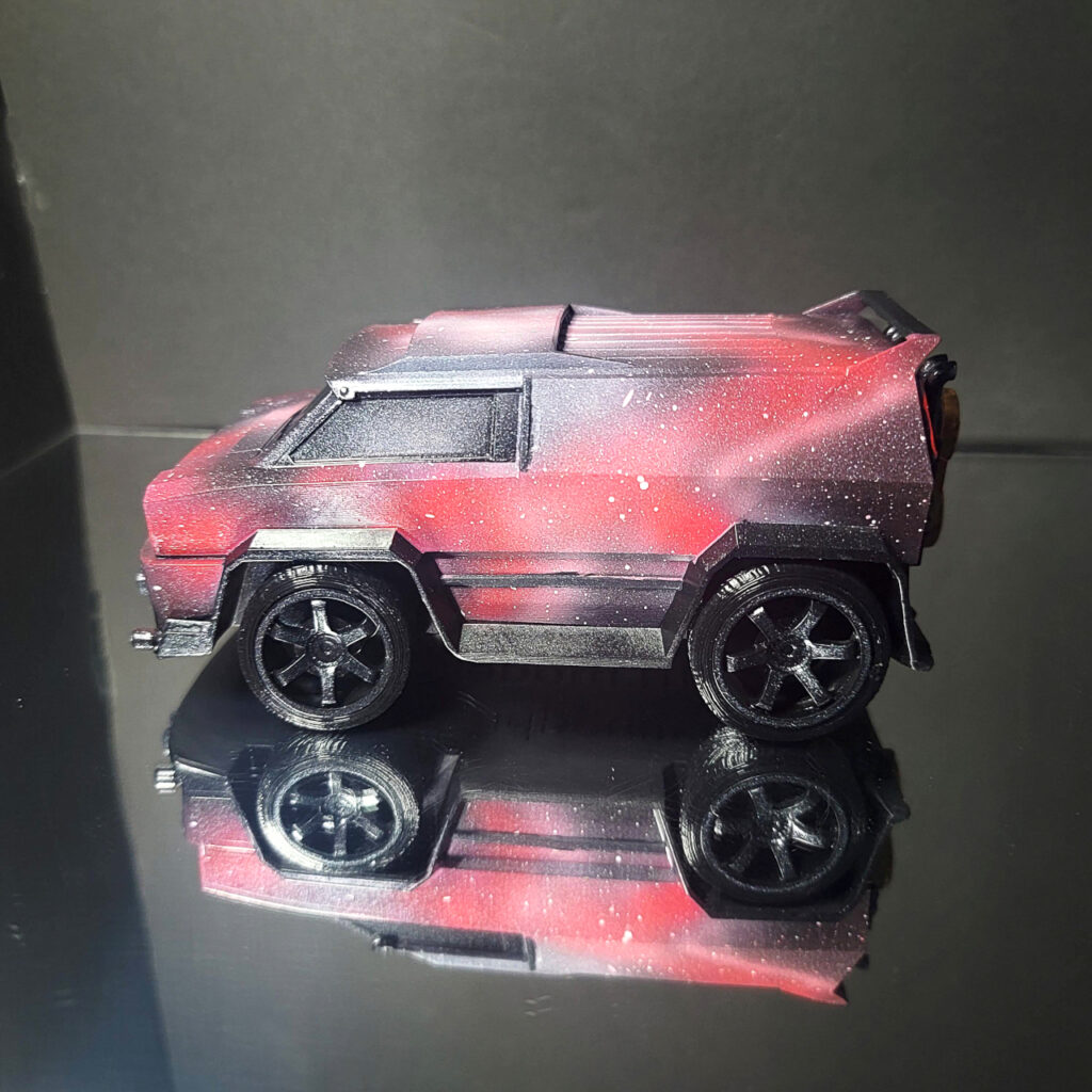 Merc – Black Trim – Red Interstellar – Black Hiro – Dustin 3D Print